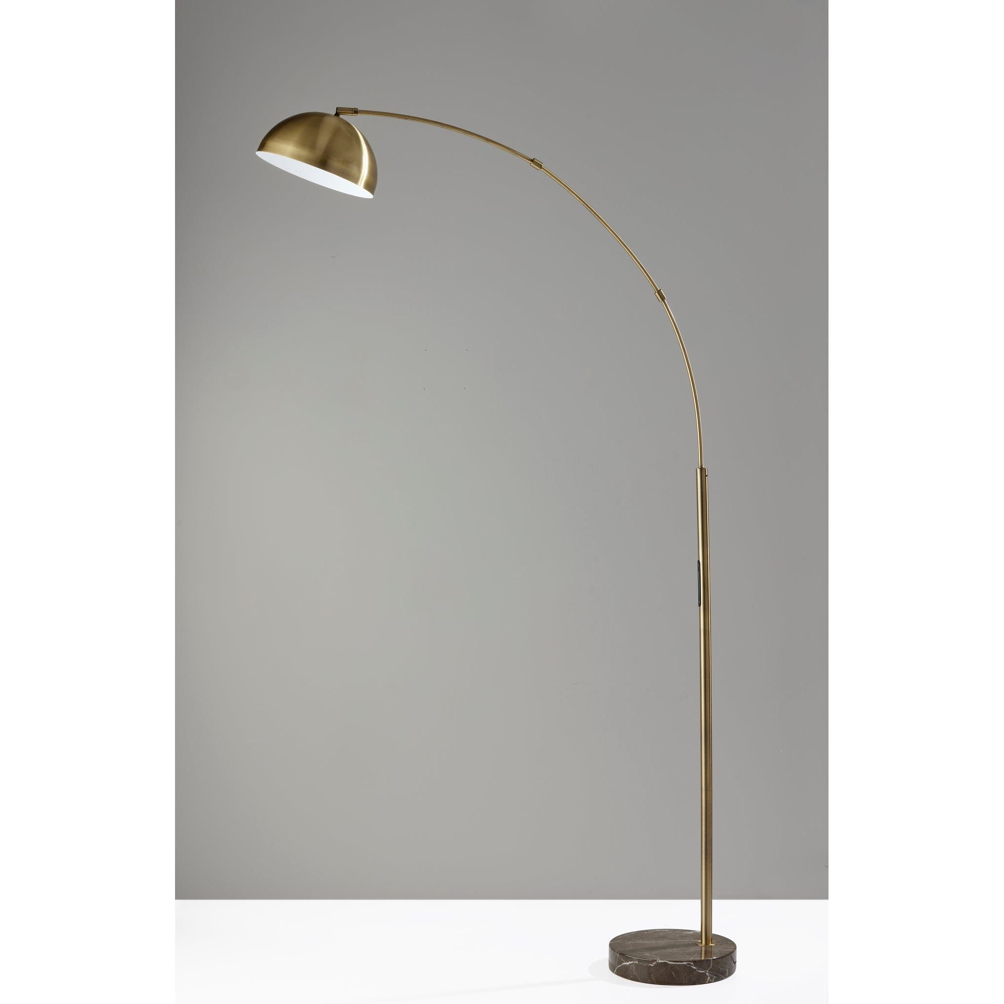 Bolton LED Arc Lamp with Smart Switch