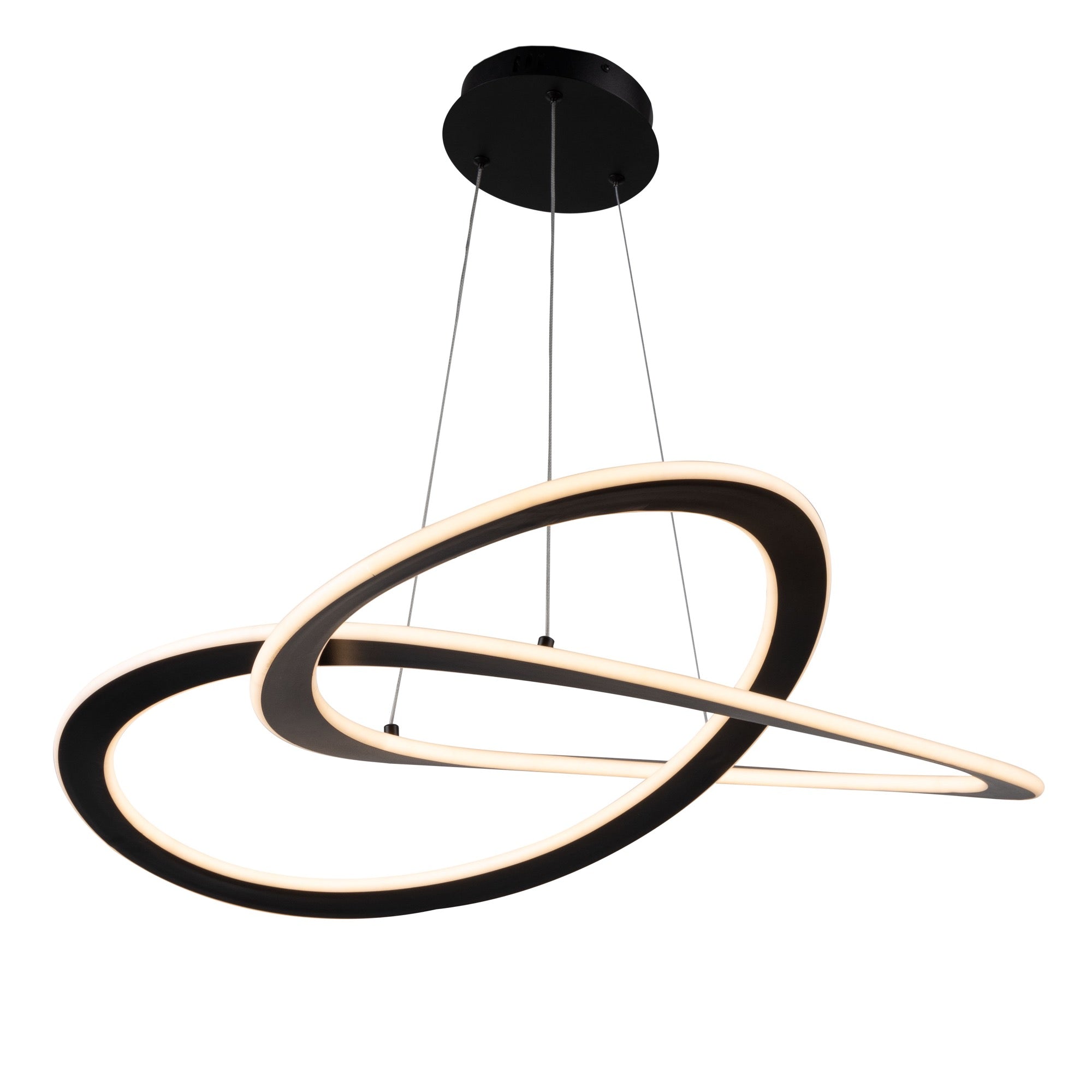 Wave Integrated LED Chandelier