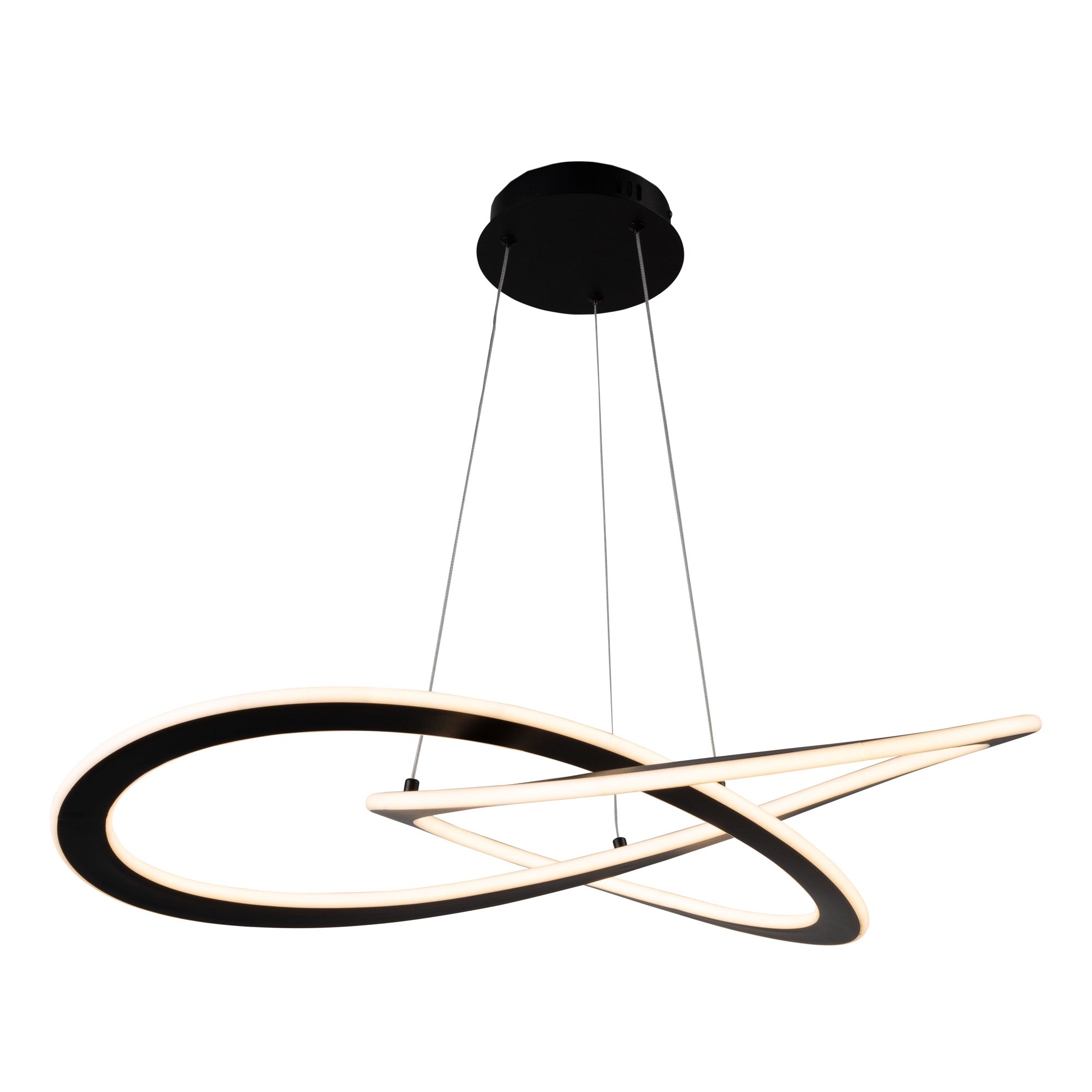 Wave Integrated LED Chandelier