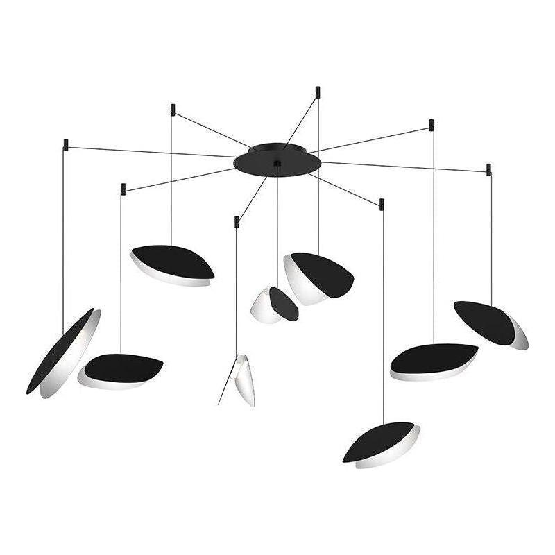 Papillons 9-Light Swag LED Chandelier – Lights Canada