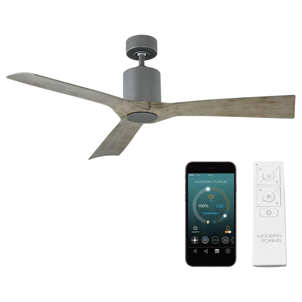 Aviator Indoor/Outdoor 3-Blade 54" Smart Ceiling Fan with Remote Contr