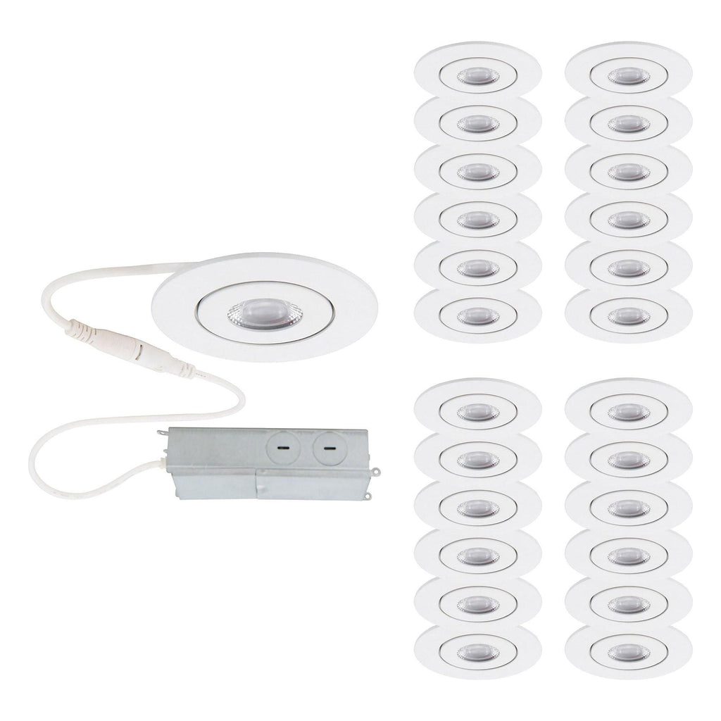 Lotos 2" LED Round Adjustable Recessed Kit (Pack of 24) – Lights Canada